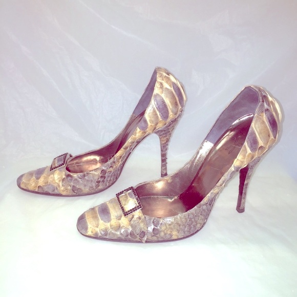 Rodo | Shoes | Rodo Python Leather Pumps | Poshmark
